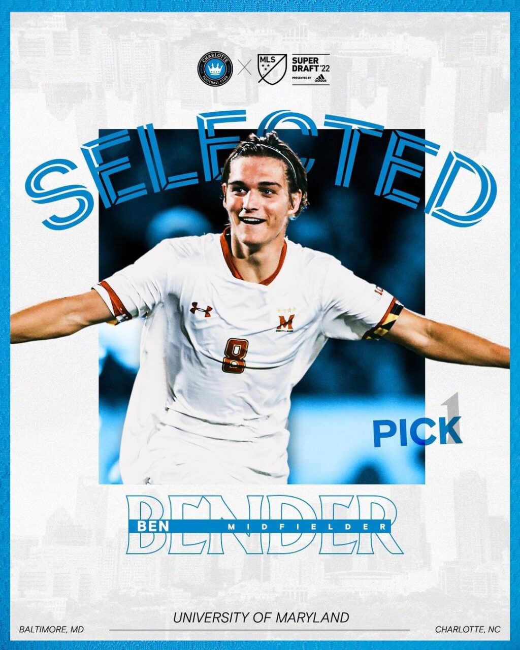 Conheça Ben Bender, primeira escolha do SuperDraft 2022 pelo estreante ...